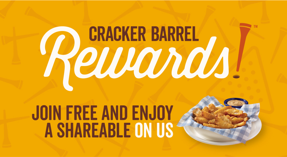 Join Cracker Barrel Rewards