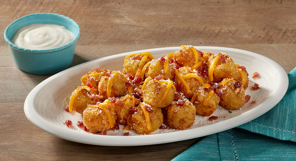 Loaded Hashbrown Casserole Tots | Cracker Barrel Family Meals
